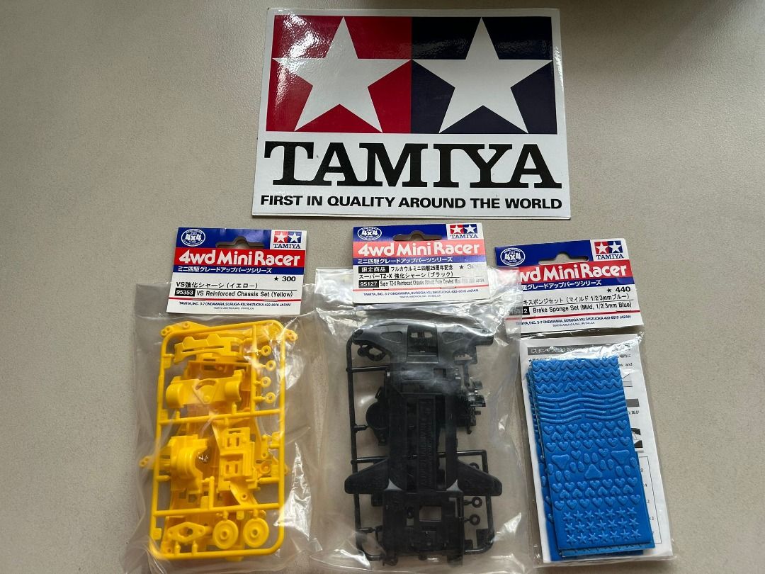 Tamiya Chassis (VS, TZ-X), Brake set, and Carry Pit for Sale, Hobbies ...