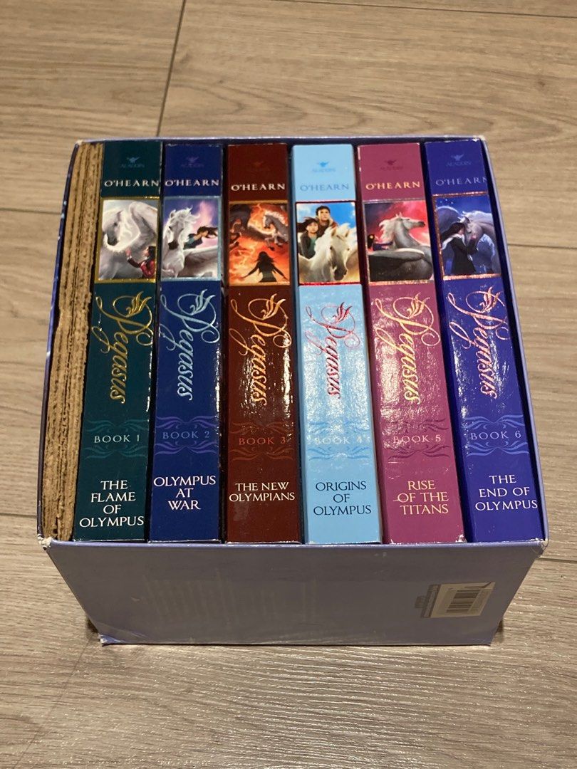 The Pegasus Mythic Collection Kids Books Set Kate Ohearn 6 Pieces, 興趣及遊戲, 書本 & 文具, 小朋友書 - Carousell