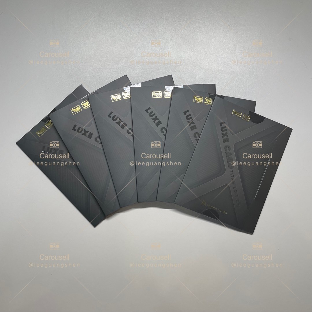 TnG Black Gold LUXE Card - Titan Limited Edition, Mobile Phones ...