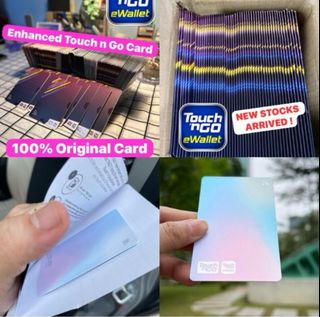 Touch n go card. Tng. Original card. NFC. Enhanced. Original card come ...