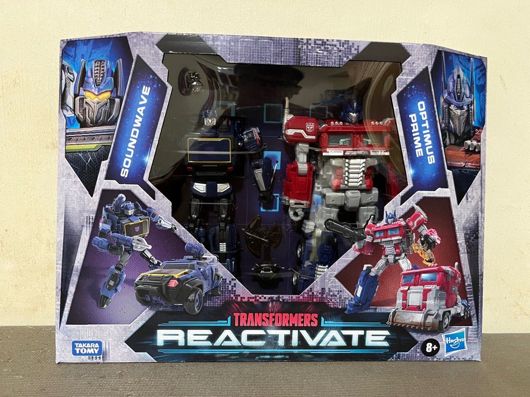 Transformers Reactivate Optimus Prime and Soundwave, Hobbies & Toys ...