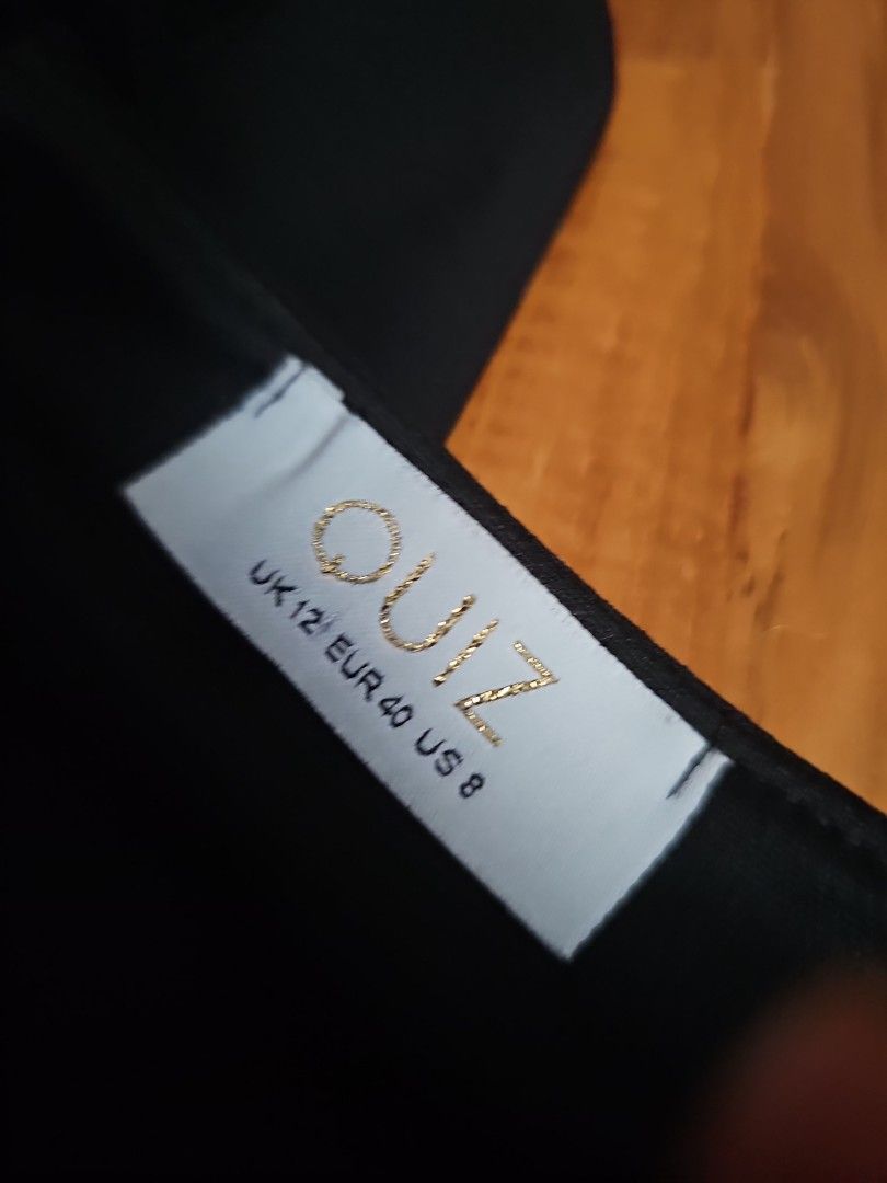 Uk designer black toga ribbon cocktail dress, Women's Fashion, Dresses ...