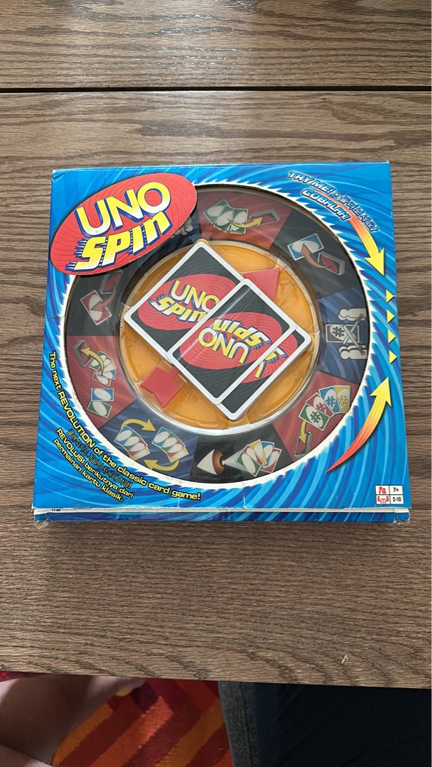 UNO Spin Card Game, Hobbies & Toys, Toys & Games on Carousell
