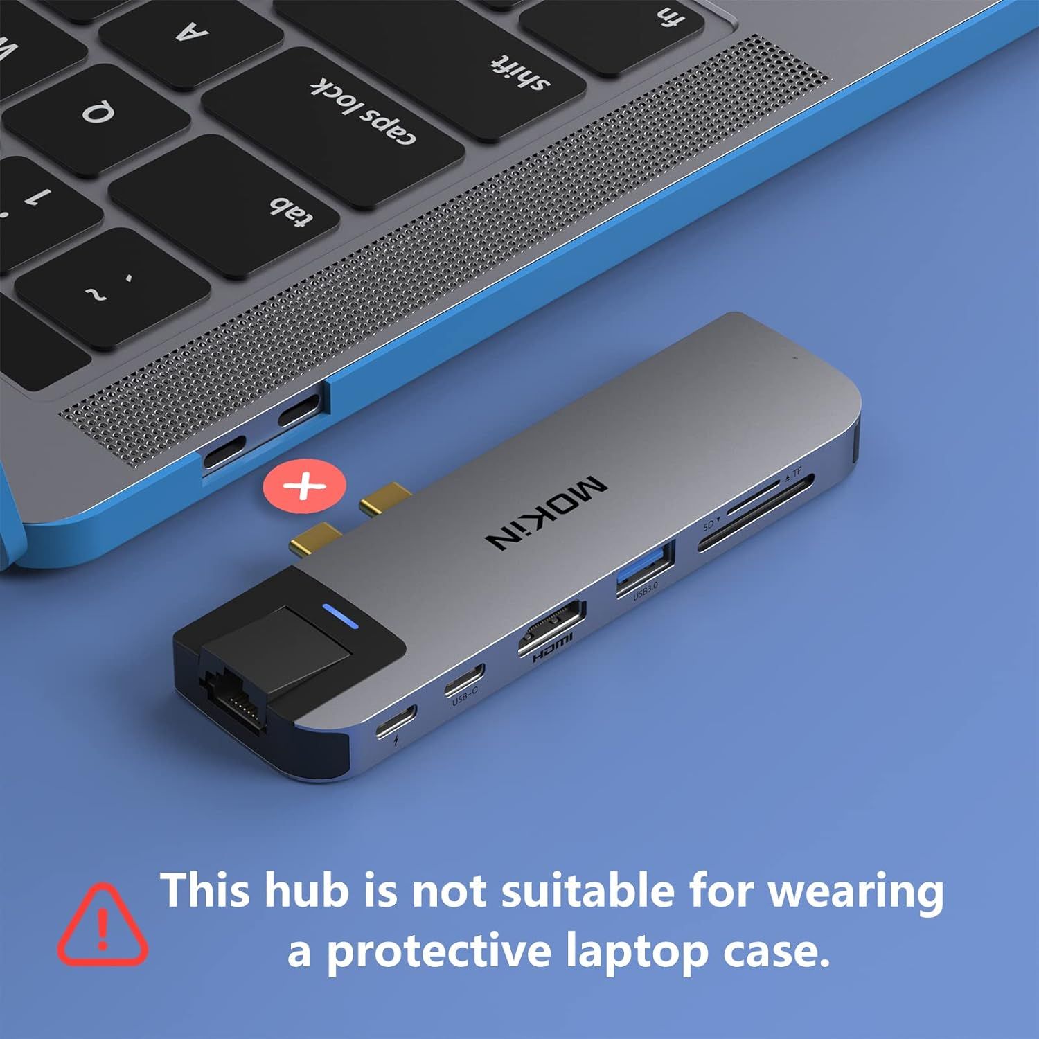 USB C Multiport Adapter Hub Mac Dongle for MacBook Pro/Air with 4K HDMI ...