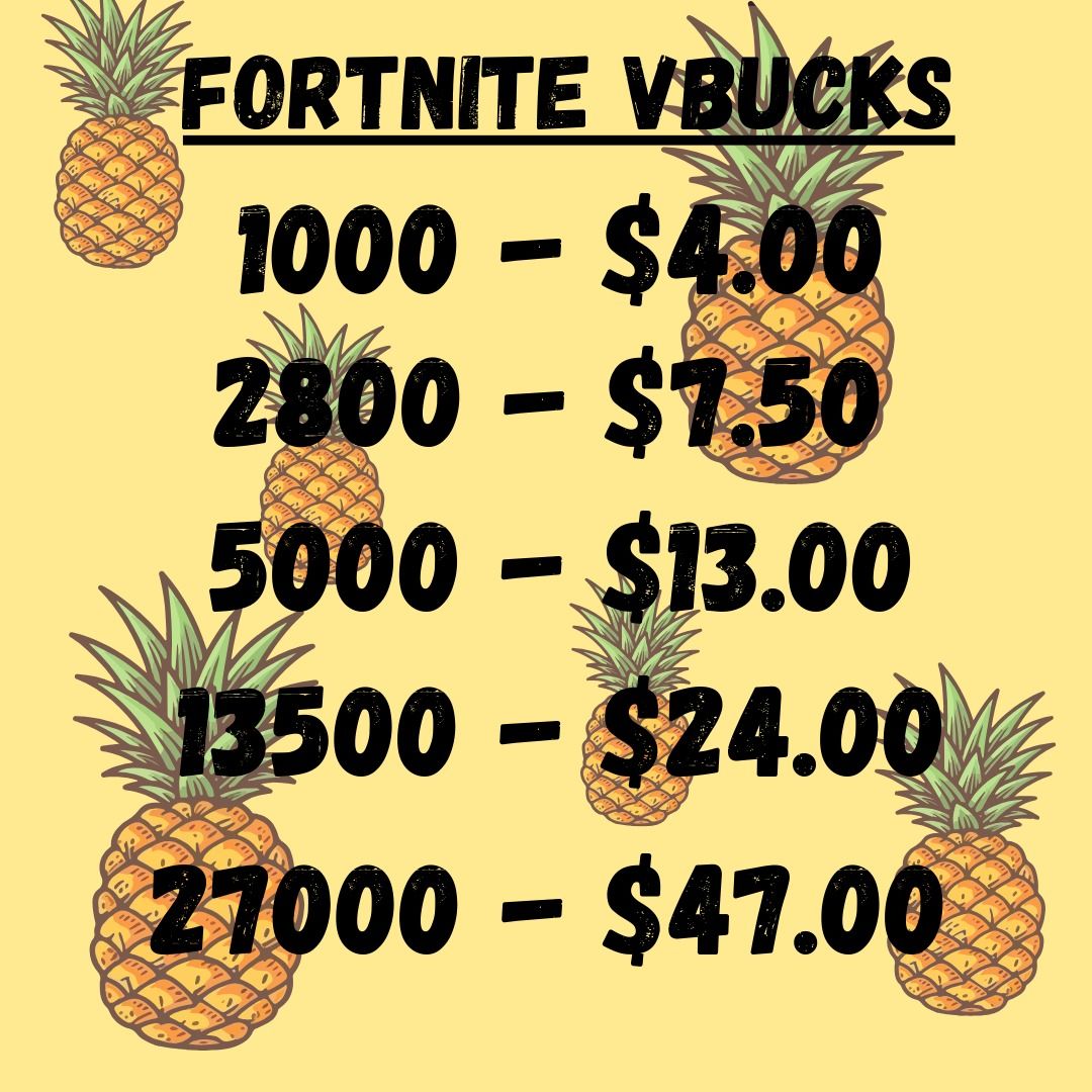 VBUCKS TOP UP || STRAIGHT FORWARD || LOGIN REQUIRED , Video Gaming ...