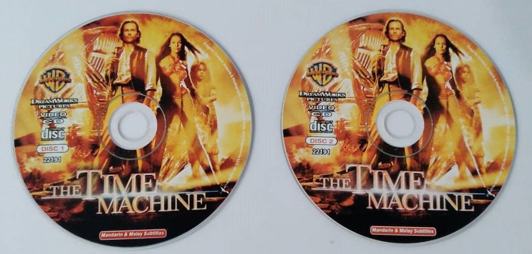 VCD - THE TIME MACHINE (2002), Hobbies & Toys, Music & Media, CDs & DVDs on Carousell