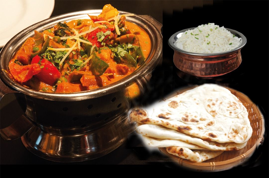 Vegetable Jalfajri Naan Set, Food & Drinks, Local Eats on Carousell