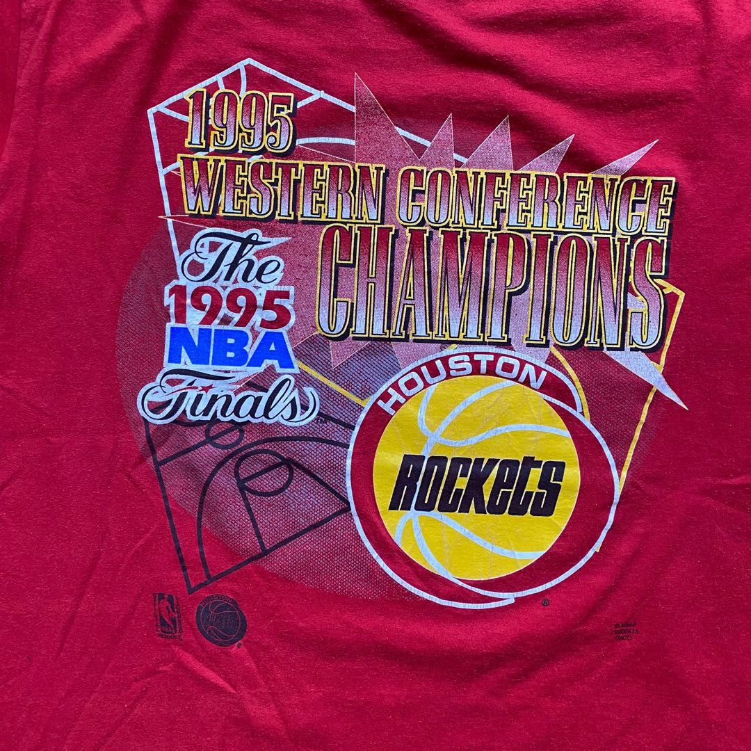 Vintage 1995 Houston Rockets Western Conference Champions NBA Finals ...