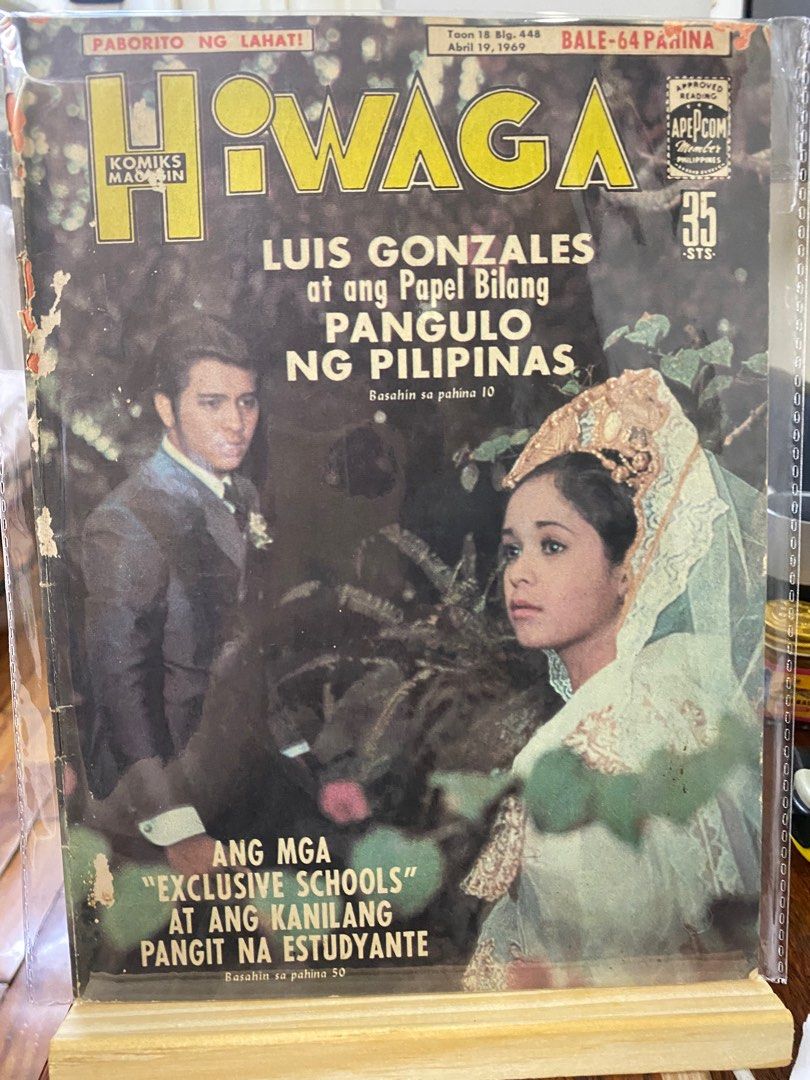 Vintage Antique Tagalog Komiks Magasin - HIWAGA ABRIL 19, 1969 LUIS ...