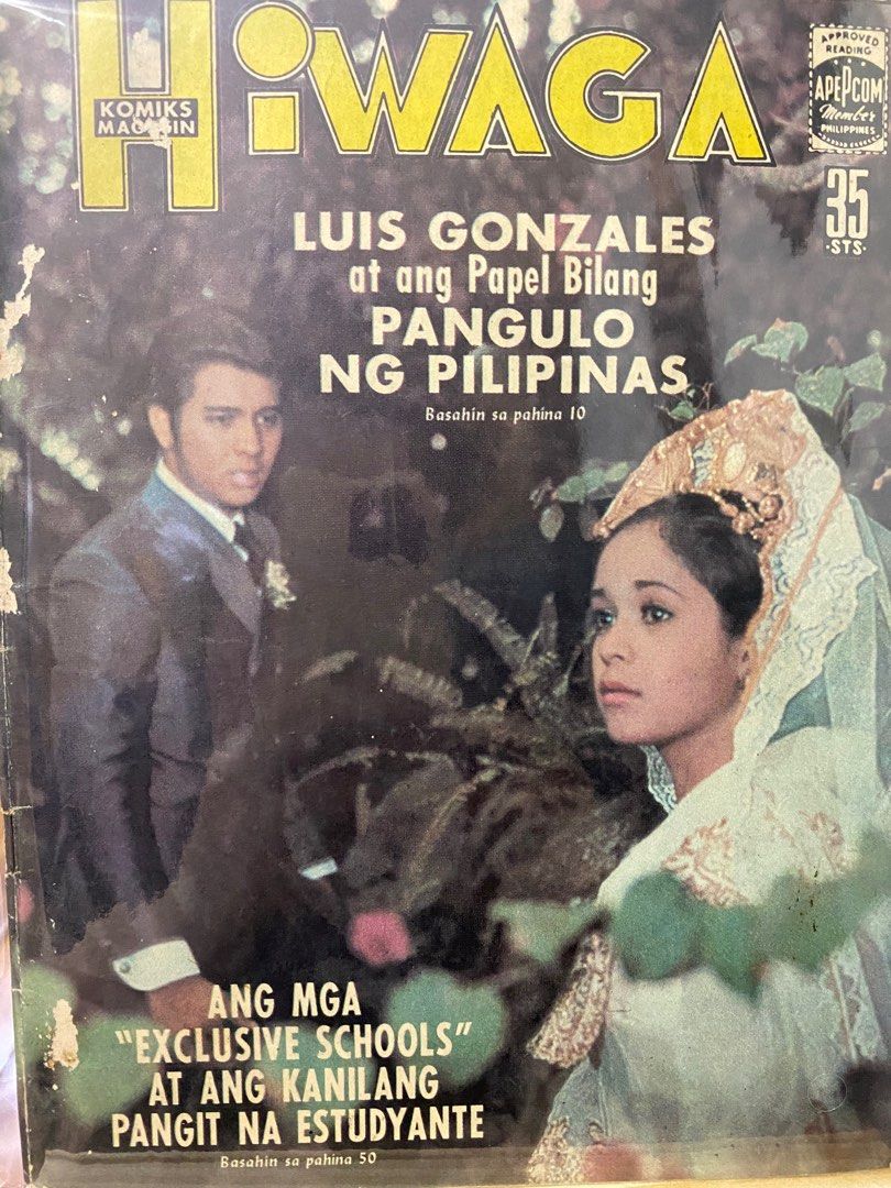 Vintage Antique Tagalog Komiks Magasin - HIWAGA ABRIL 19, 1969 LUIS ...