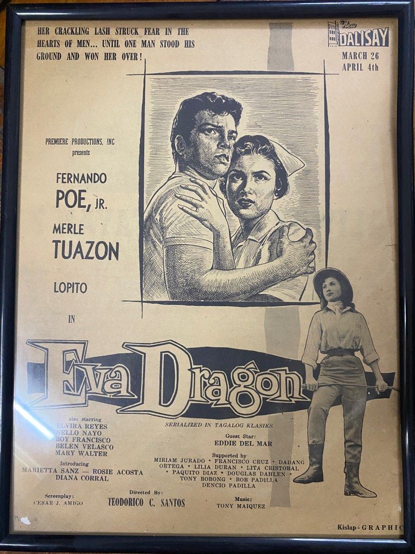 Vintage Antique Tagalog Movie Ad - NEW DALISAY FPJ FERNANDO POE, JR ...