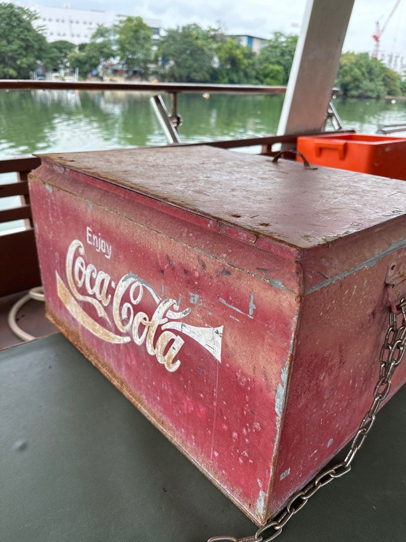 Collectible vintage Coca Cola cooler box, Hobbies & Toys, Memorabilia ...