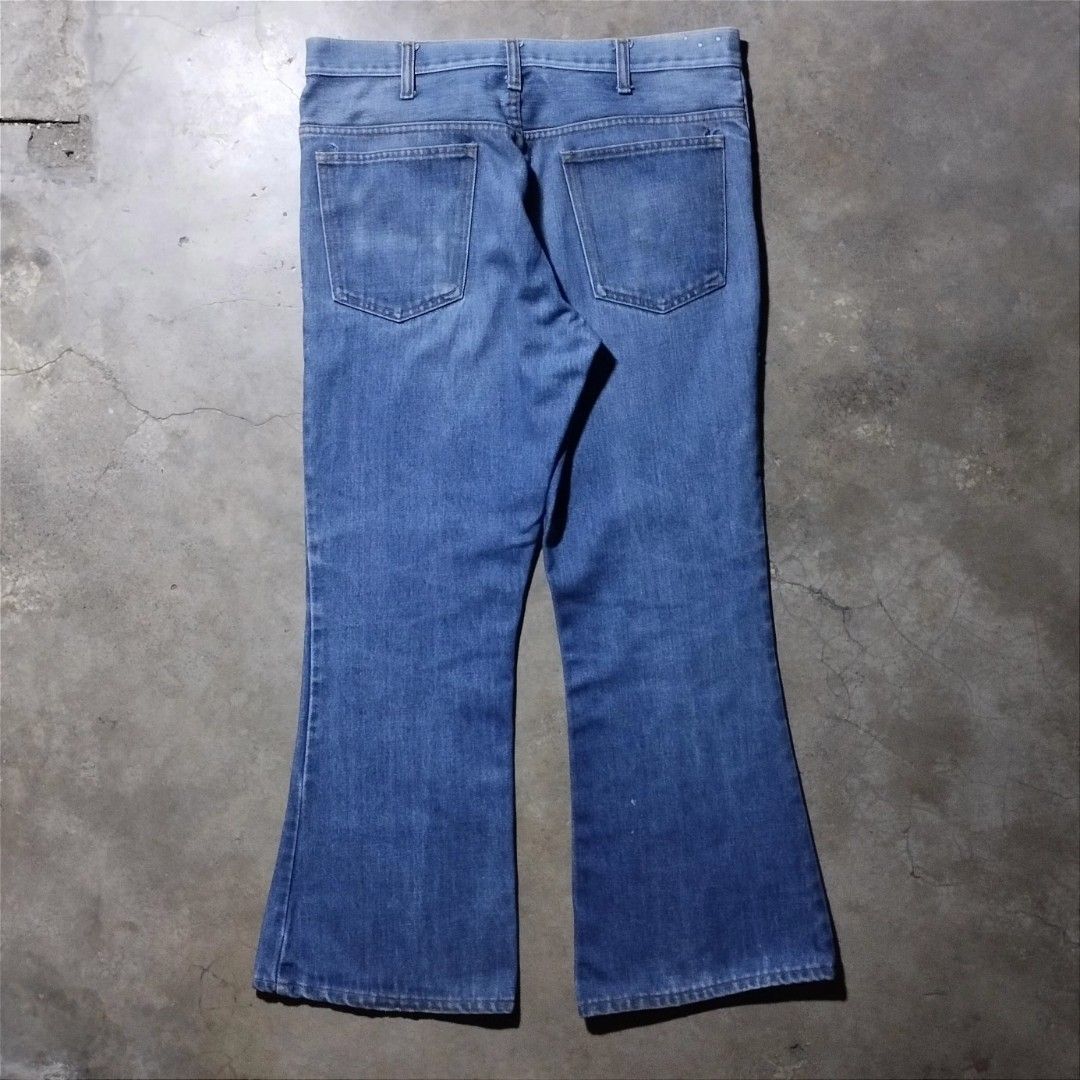 Vintage Early 70s Jc Penny Plain Pockets Talon 42 Zipper / Levi's 646 alt, Men's Fashion ...