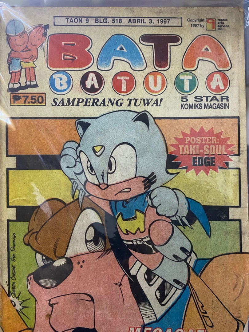 Vintage Tagalog Komiks - BATA BATUTA SAMPERANG TUWA! magasin Comedy ...