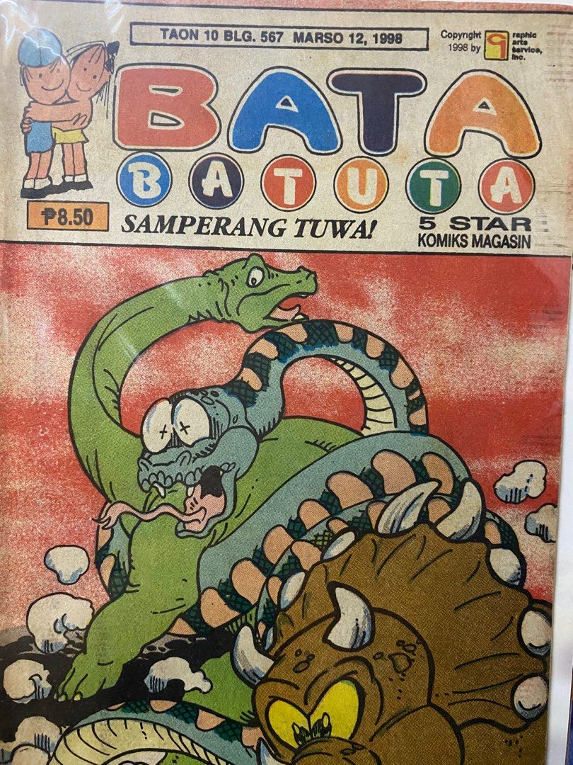 Vintage Tagalog Komiks - BATA BATUTA SAMPERANG TUWA! magasin Comedy ...