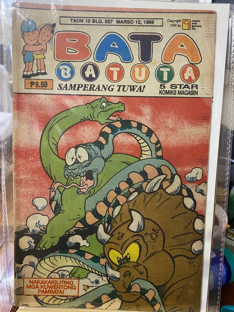 Vintage Tagalog Komiks - BATA BATUTA SAMPERANG TUWA! magasin Comedy ...