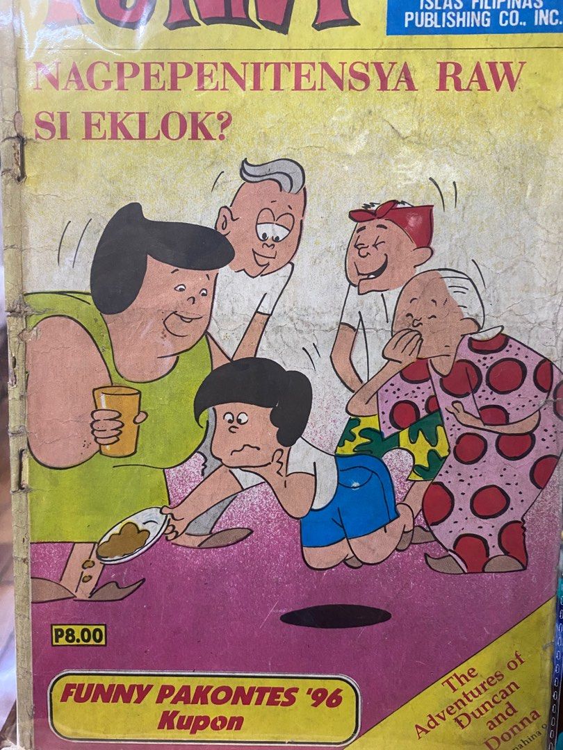 Vintage Tagalog Komiks - Pilipino FUNNY KOMIKS FOR CHILDREN magasin ...