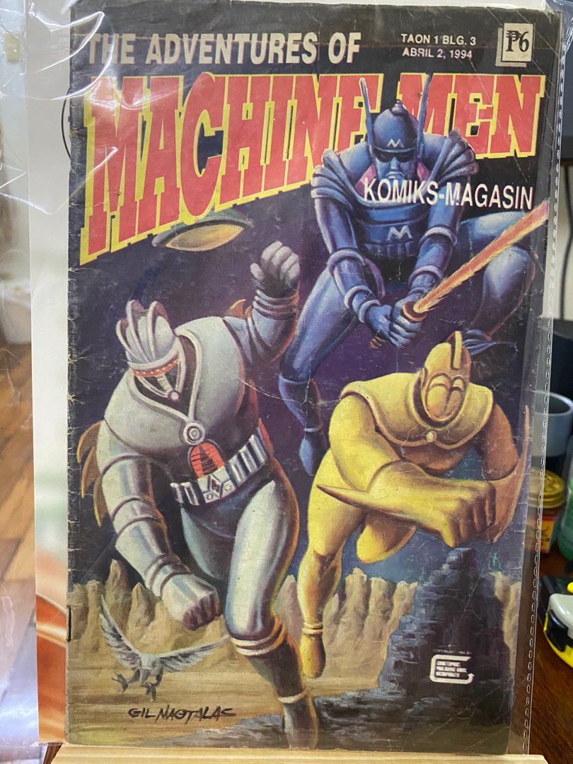 Vintage Tagalog Komiks - The Adventures of MACHINE MEN magasin ...