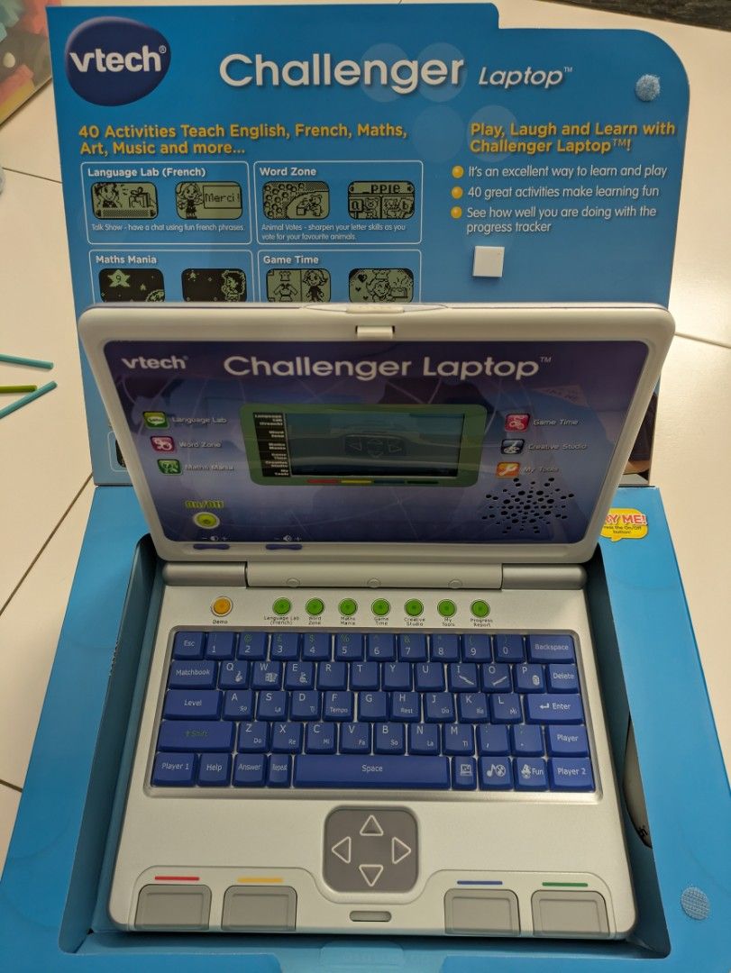 VTech kids challenger laptop, Hobbies & Toys, Toys & Games on Carousell