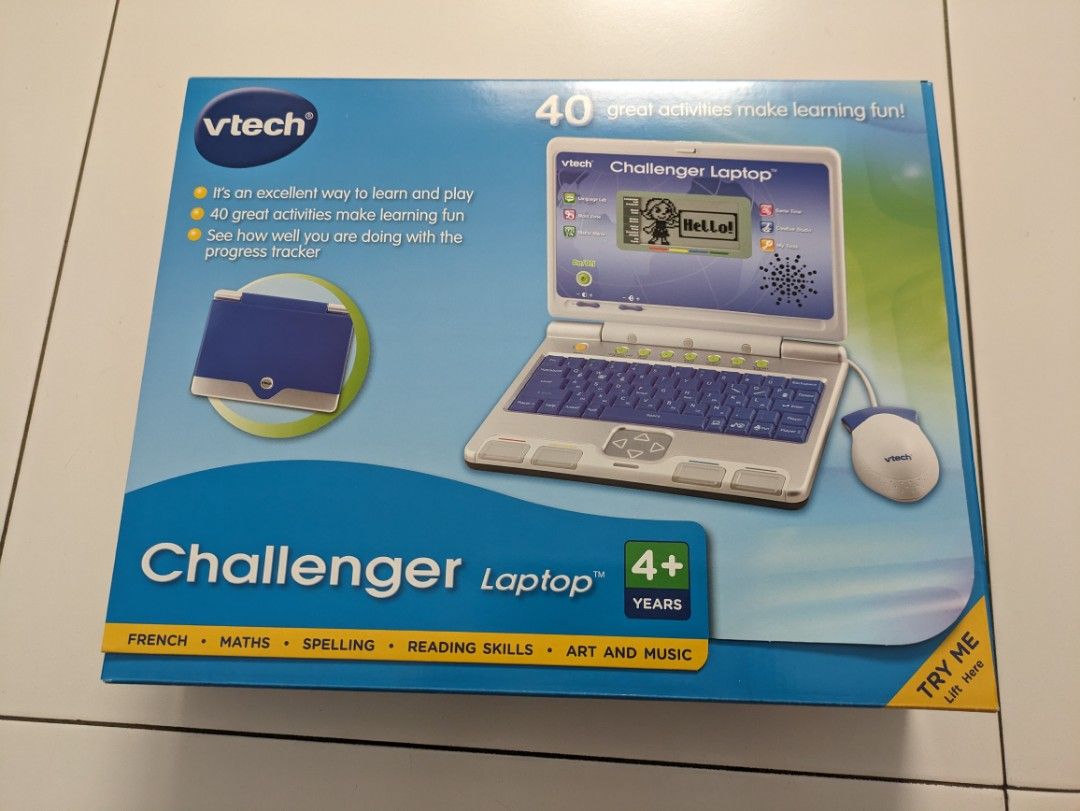 VTech kids challenger laptop, Hobbies & Toys, Toys & Games on Carousell