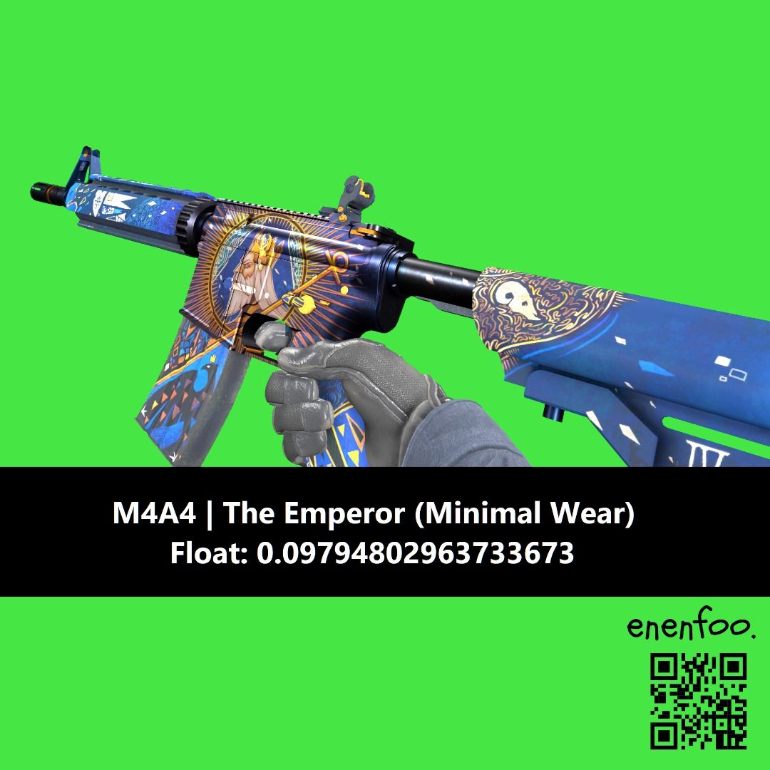 M4A4 THE EMPEROR MW MINIMAL WEAR M4 CS2 SKINS KNIFE ITEMS CSGO COUNTER ...