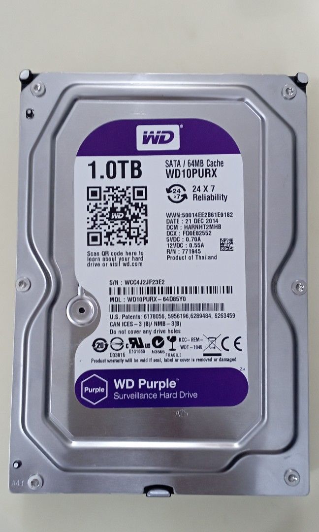 1 Tb Wd Western Digital Hard Disk Drive Computers And Tech Parts And Accessories Hard Disks