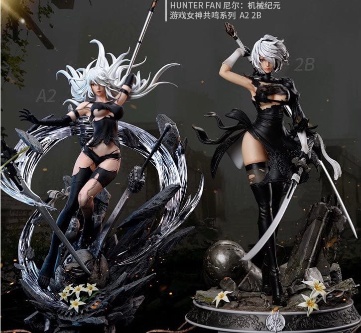 HUNTER FAN 尼爾 機械紀元 2b a2 gk, 興趣及遊戲, 玩具 & 遊戲類 - Carousell