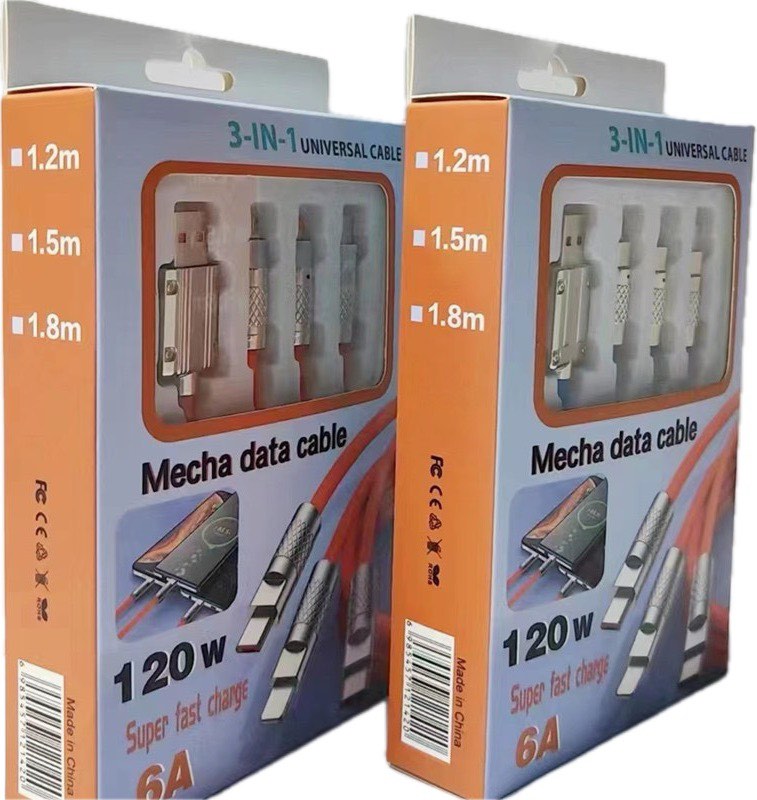 3 In 1 Universal Mech Data Cable, Mobile Phones & Gadgets, Mobile ...