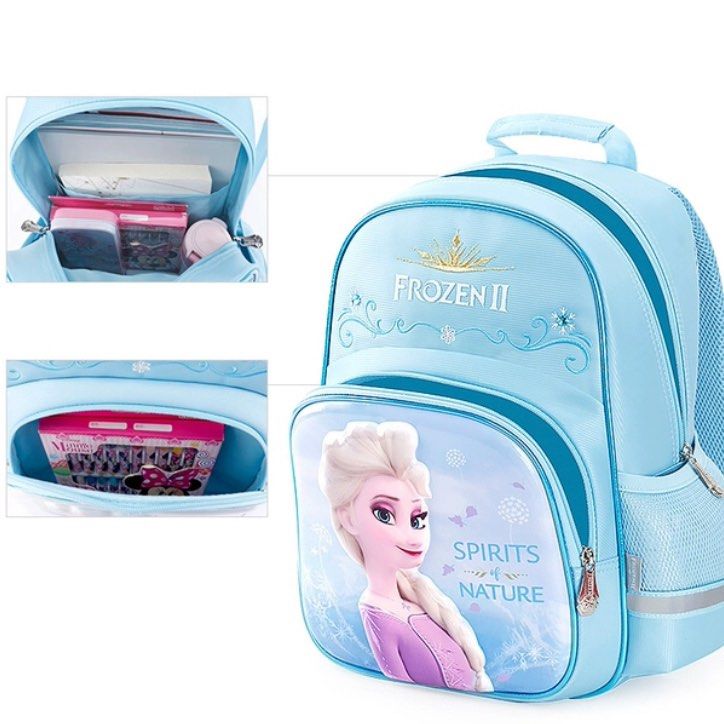 3D Frozen II School Bag, Disney Frozen 2 Princess Backpack Elsa Bag ...