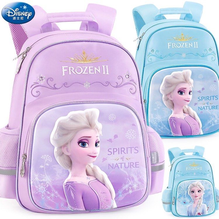 3D Frozen II School Bag, Disney Frozen 2 Princess Backpack Elsa Bag ...