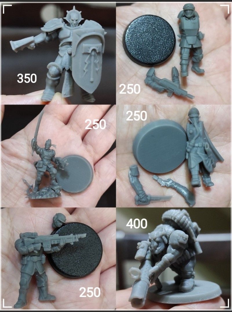 3D Printed Resin Various Miniature Characters Batch 4, Hobbies & Toys, Toys & Games on Carousell