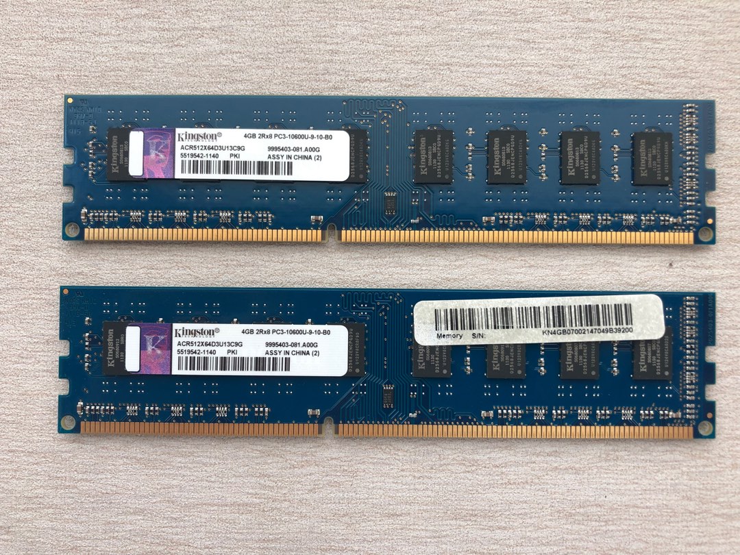 4GB 2Rx8 PC3 memory, Computers & Tech, Parts & Accessories, Computer ...