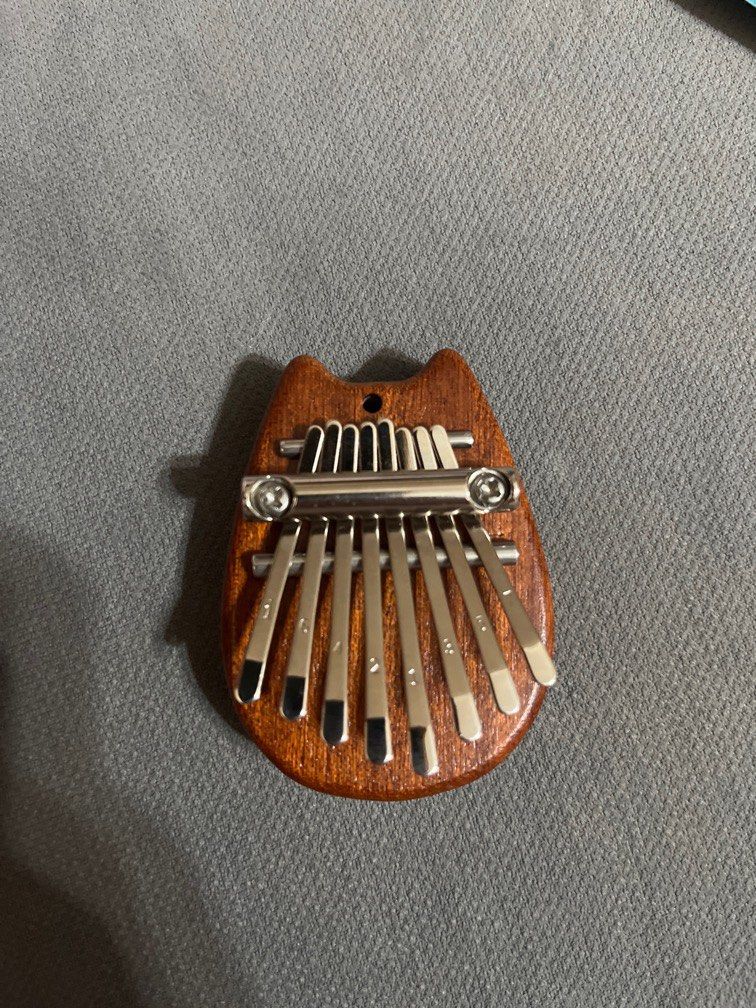 8 Key Cat Shaped Mini Kalimba, Hobbies & Toys, Music & Media, Music ...