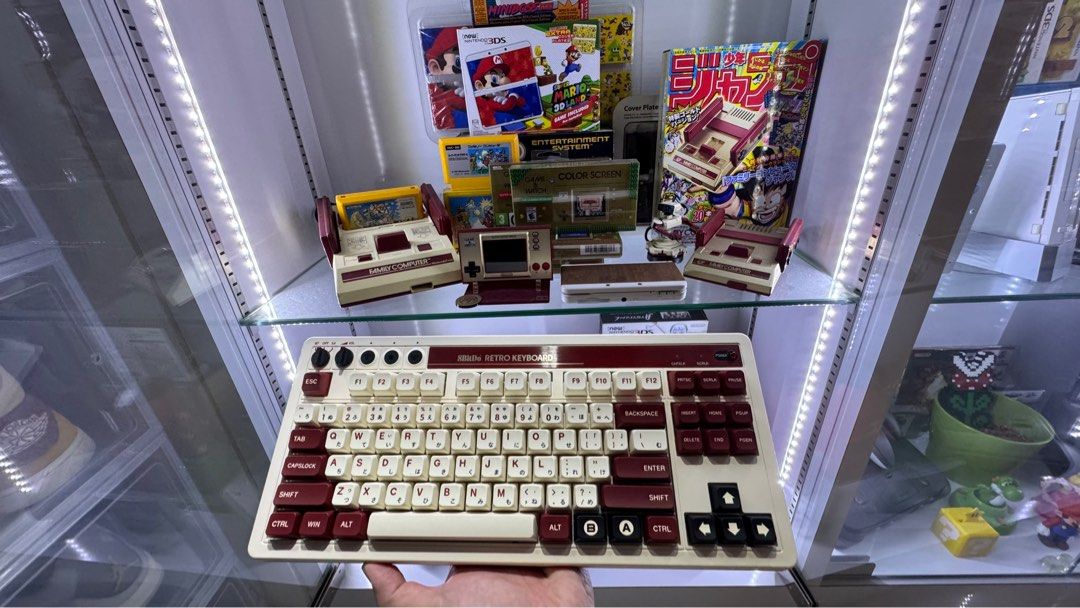 8bitdo Retro Keyboard Famicom Edition, Computers & Tech, Parts ...