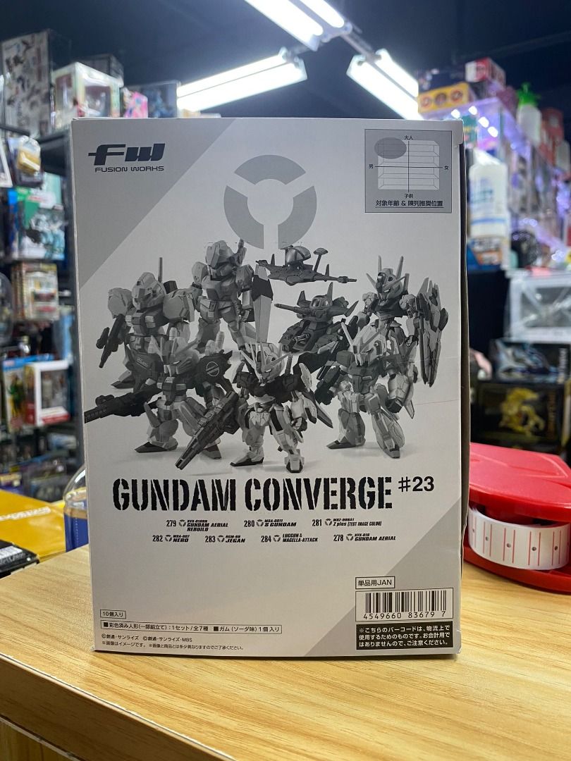 全新 Gundam Converge 23 FW Fusion Works XVX-016RN MSA-0011 MSZ-006A1 MSA-007 RGM-89 Luggun Magella ...