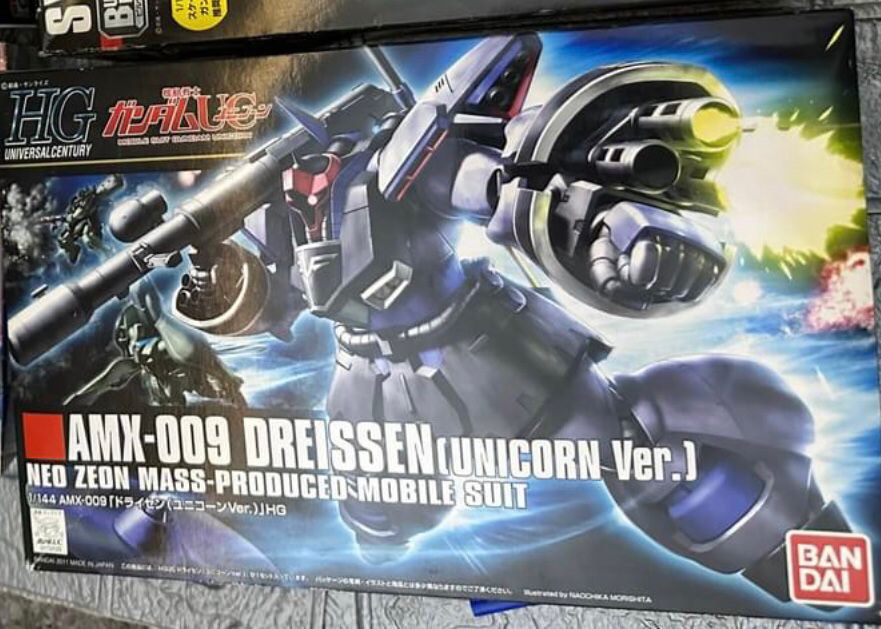 全新 特價 高達模型 Gundam HG Dreissen AMX-009 德莱森 Unicorn Ver. 1/144 Bandai High Grade HGUC 124 Unicorn ...