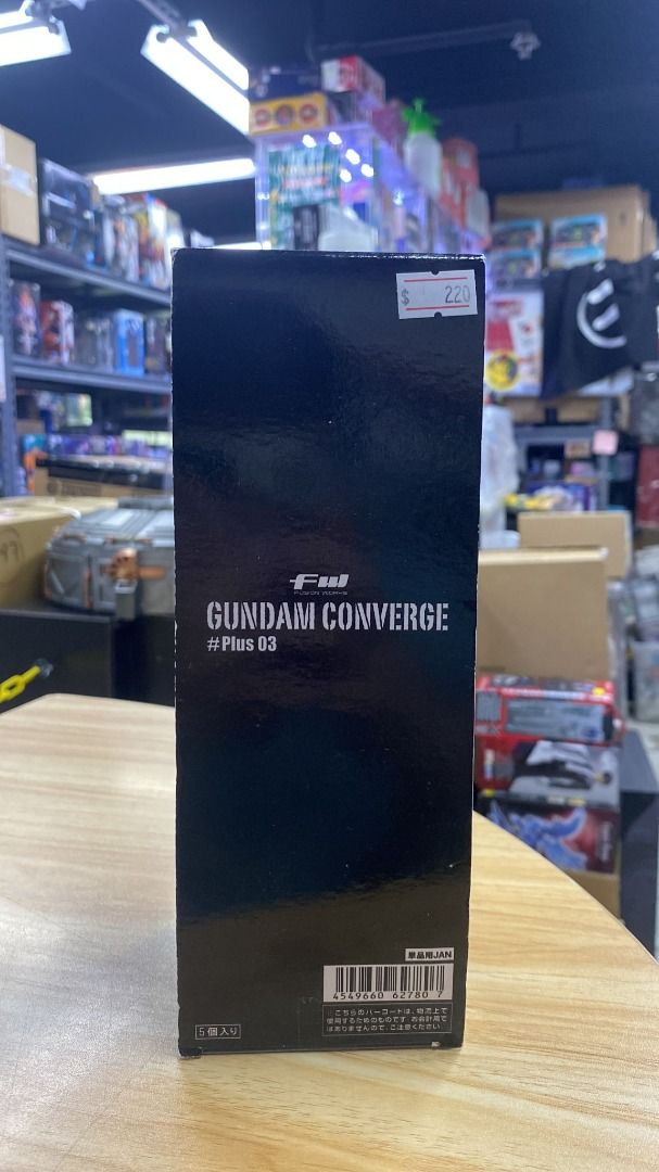 sold 全新 Gundam Converge Plus 03 FW Bandai 機動戰士 高達 食玩 盒玩 五個入, 興趣及遊戲, 玩具 ...
