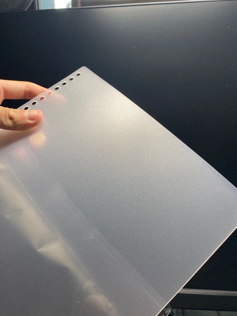 A4 PVC transparent file cover, Hobbies & Toys, Stationery & Craft ...