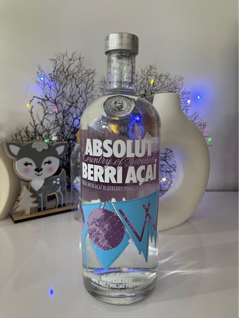 Absolut acai, Food & Drinks, Alcoholic Beverages on Carousell