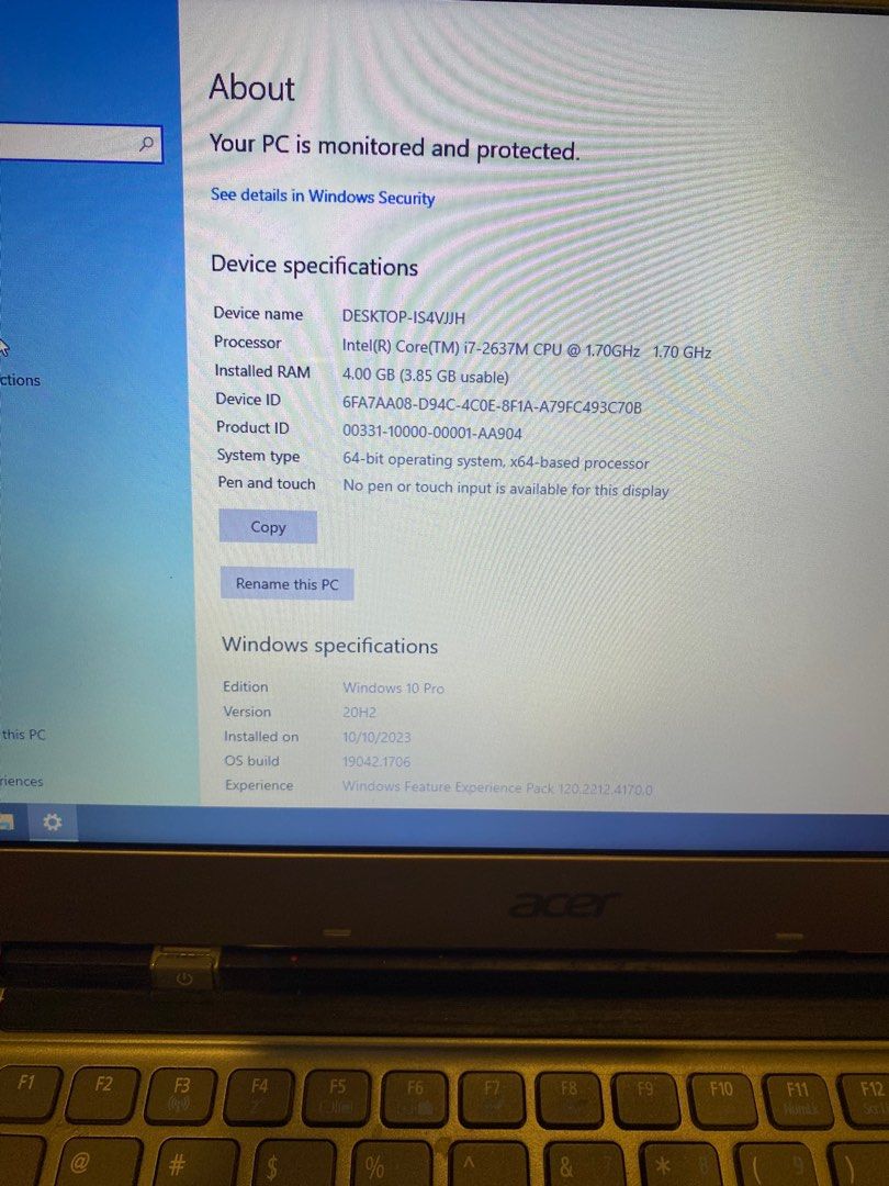 Acer Aspire S3 MS2346 Win10, Computers & Tech, Laptops & Notebooks on Carousell