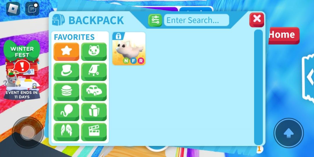 Adopt me pets NFR Ghost Wolf, Video Gaming, Video Games, Others on ...