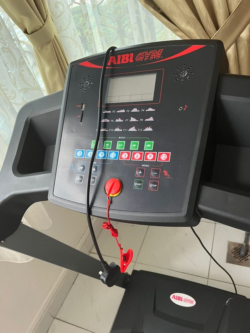 AIBI Gym Motorized Treadmill, Sports Equipment, Exercise & Fitness, Cardio & Fitness Machines on ...