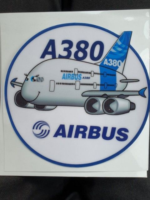 Airbus A380 Car Decal, Hobbies & Toys, Art & Prints on Carousell