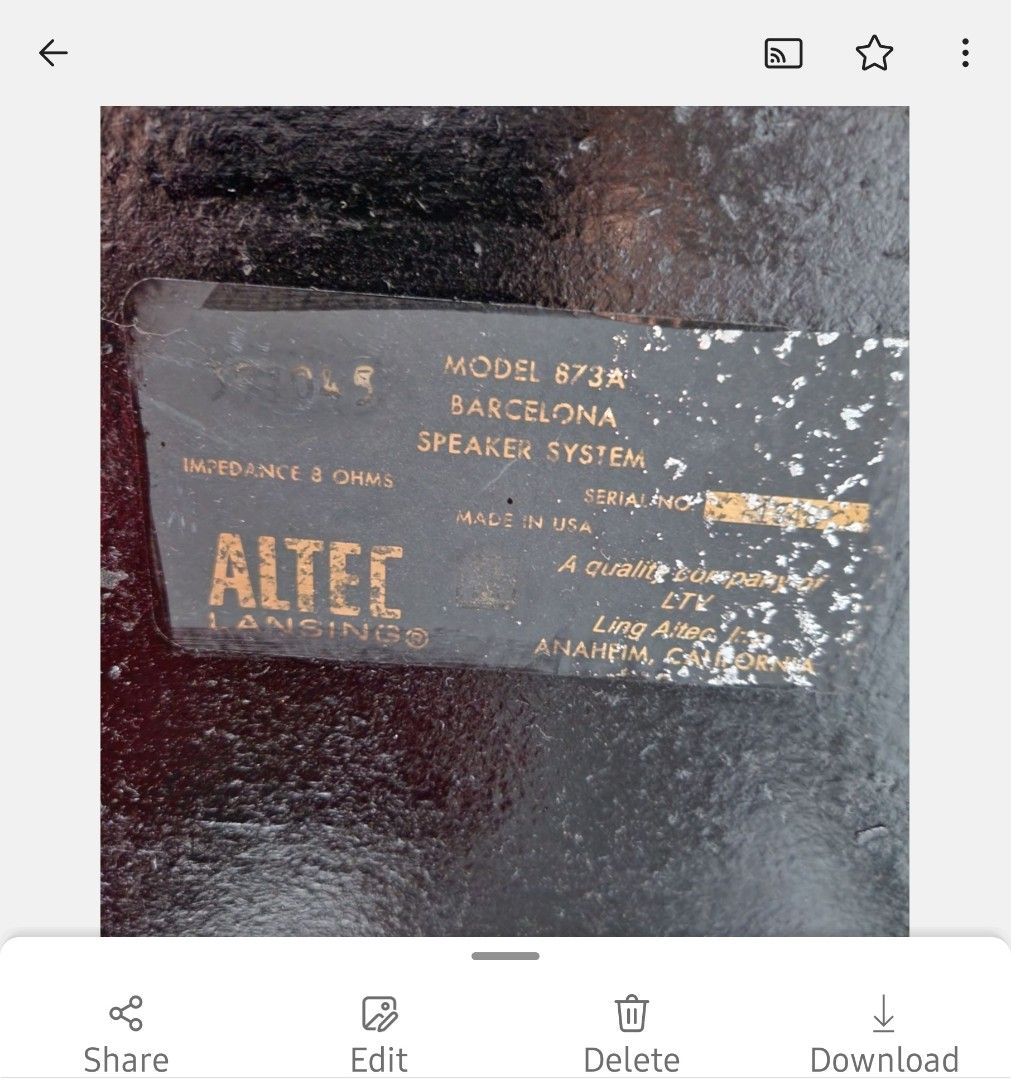 ALTEC BARCELONA 873, Audio, Soundbars, Speakers & Amplifiers on Carousell