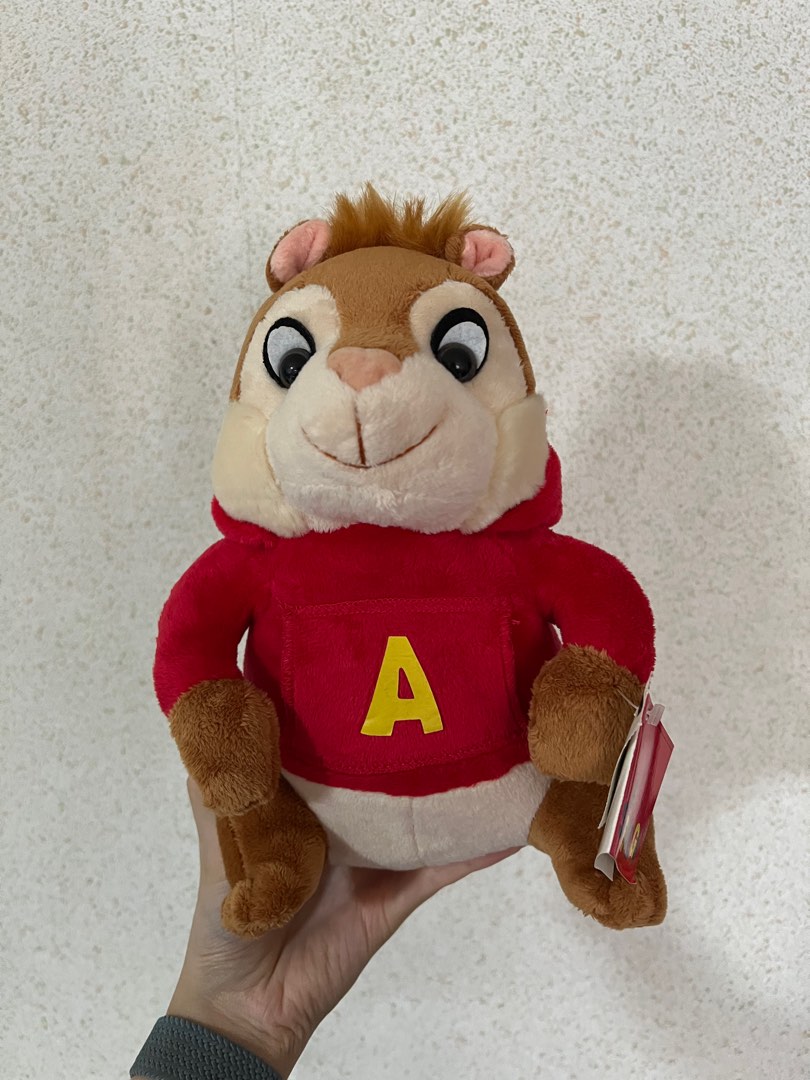 Alvin & the Chipmunks Plushie, Hobbies & Toys, Toys & Games on Carousell