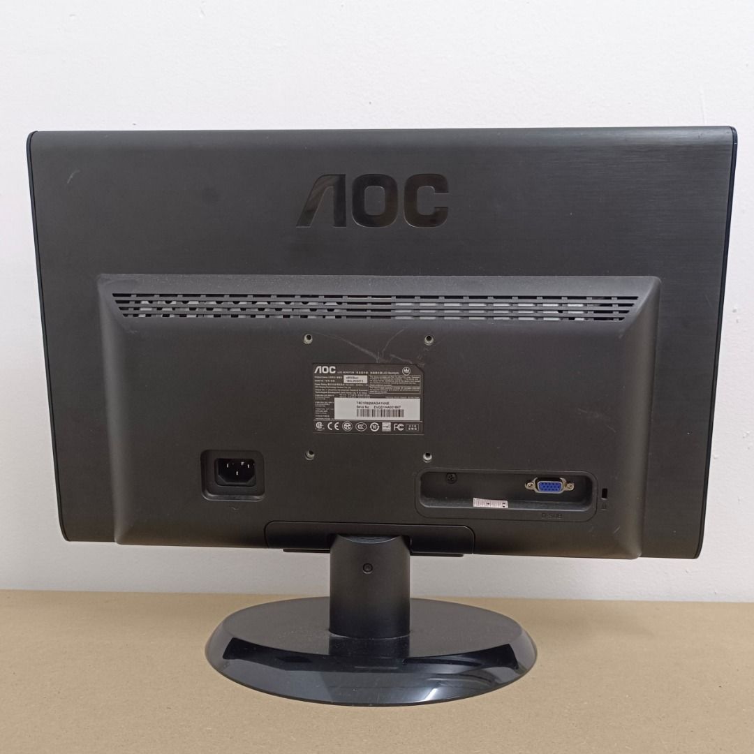 AOC E950SWN Monitor Screen Desktop 18.5-inch LED Screen with LED ...