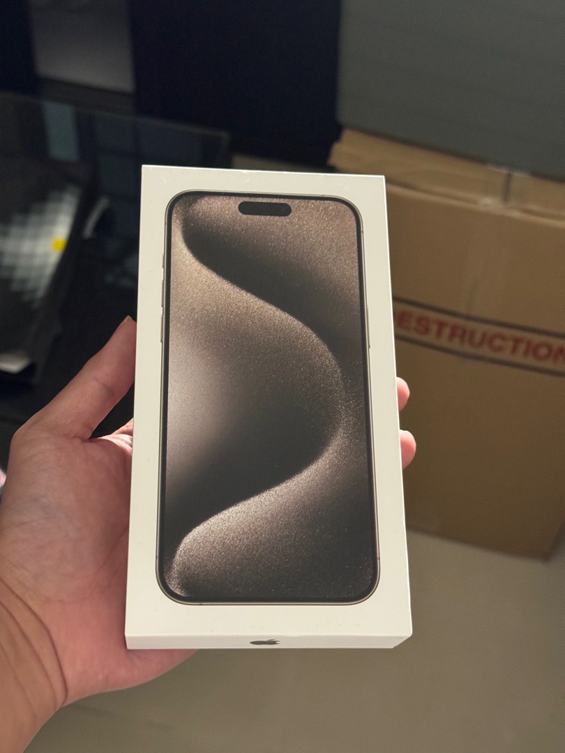 Apple iPhone 15 Pro Max 256gb Natural Titanium Box, Mobile Phones ...
