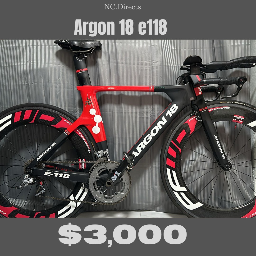 Argon 18 E118, Sports Equipment, Bicycles & Parts, Bicycles on Carousell