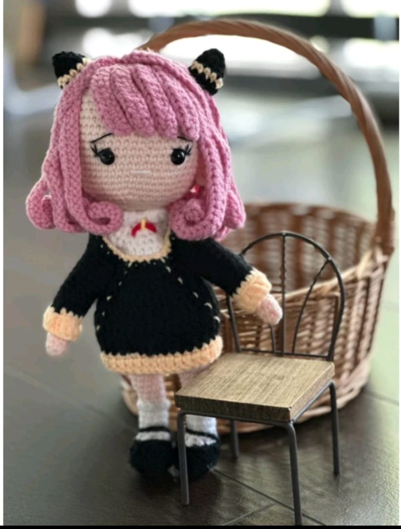 [AVAILABLE] 100% Handcrafted Spy x Family Crochet Doll - Anya Forger ...
