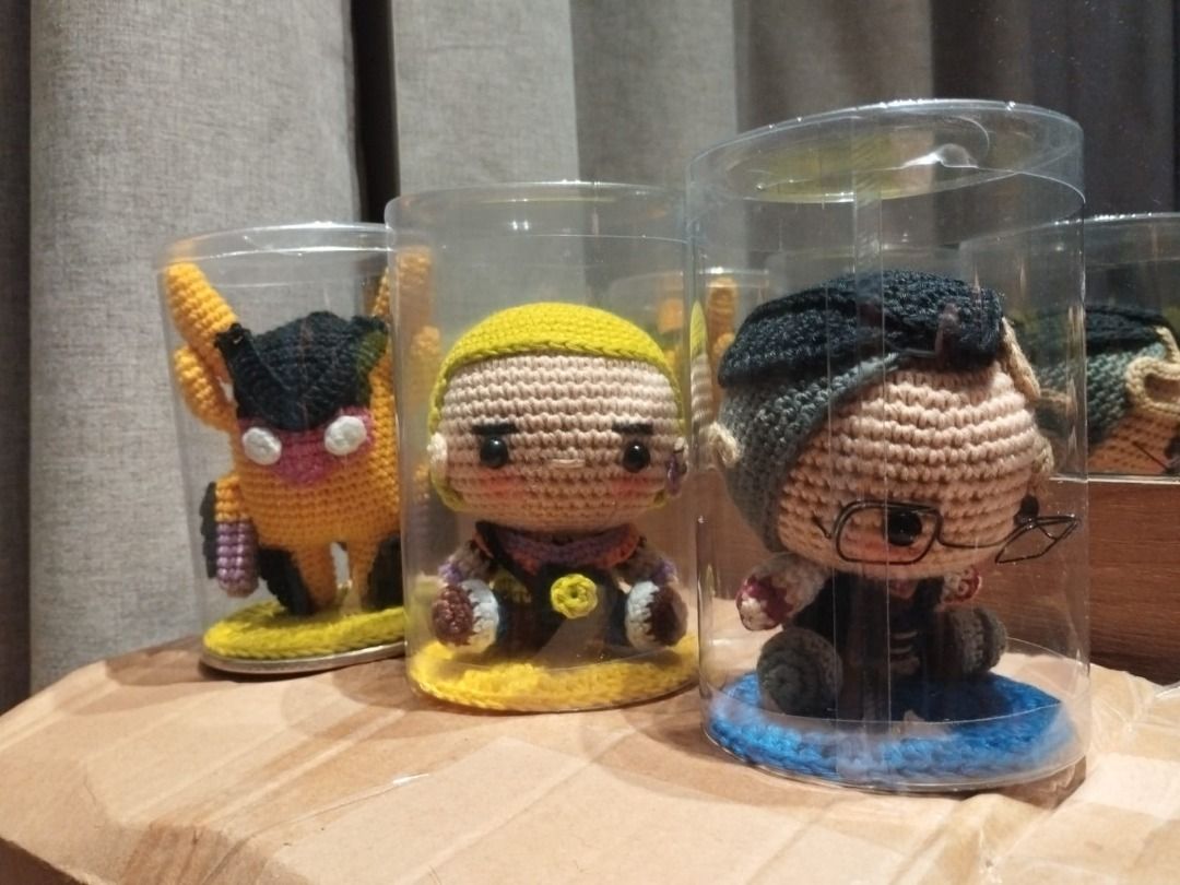 [AVAILABLE] Set D - 100% Handcrafted Valorant Crochet Agents Dolls ...